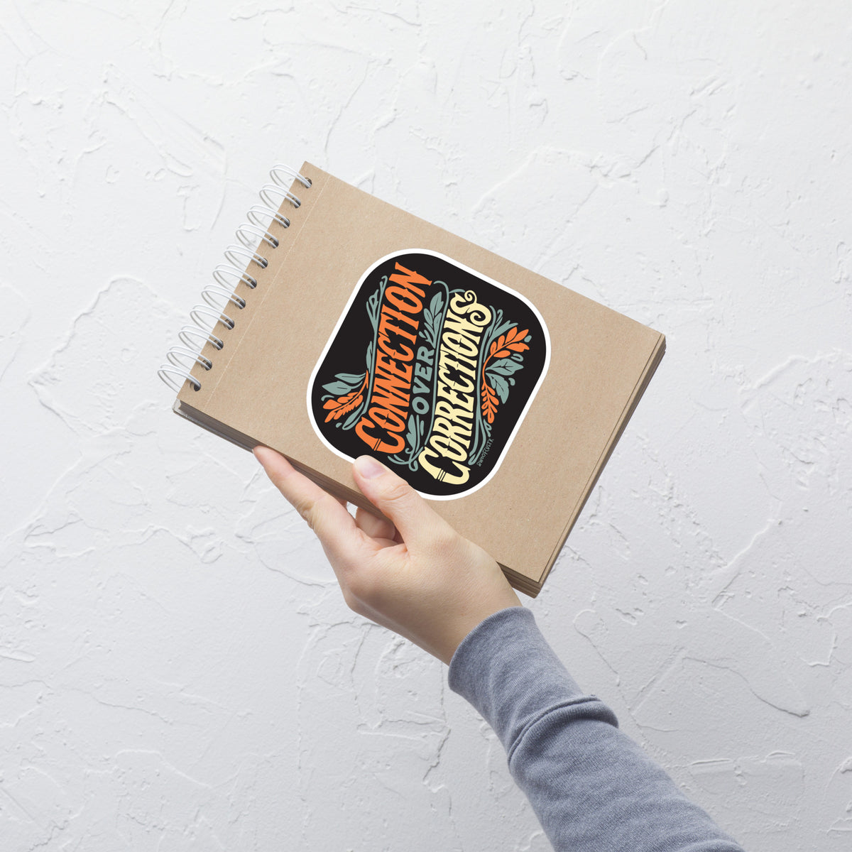 Connection Over Corrections Stickers – Woof Cultr