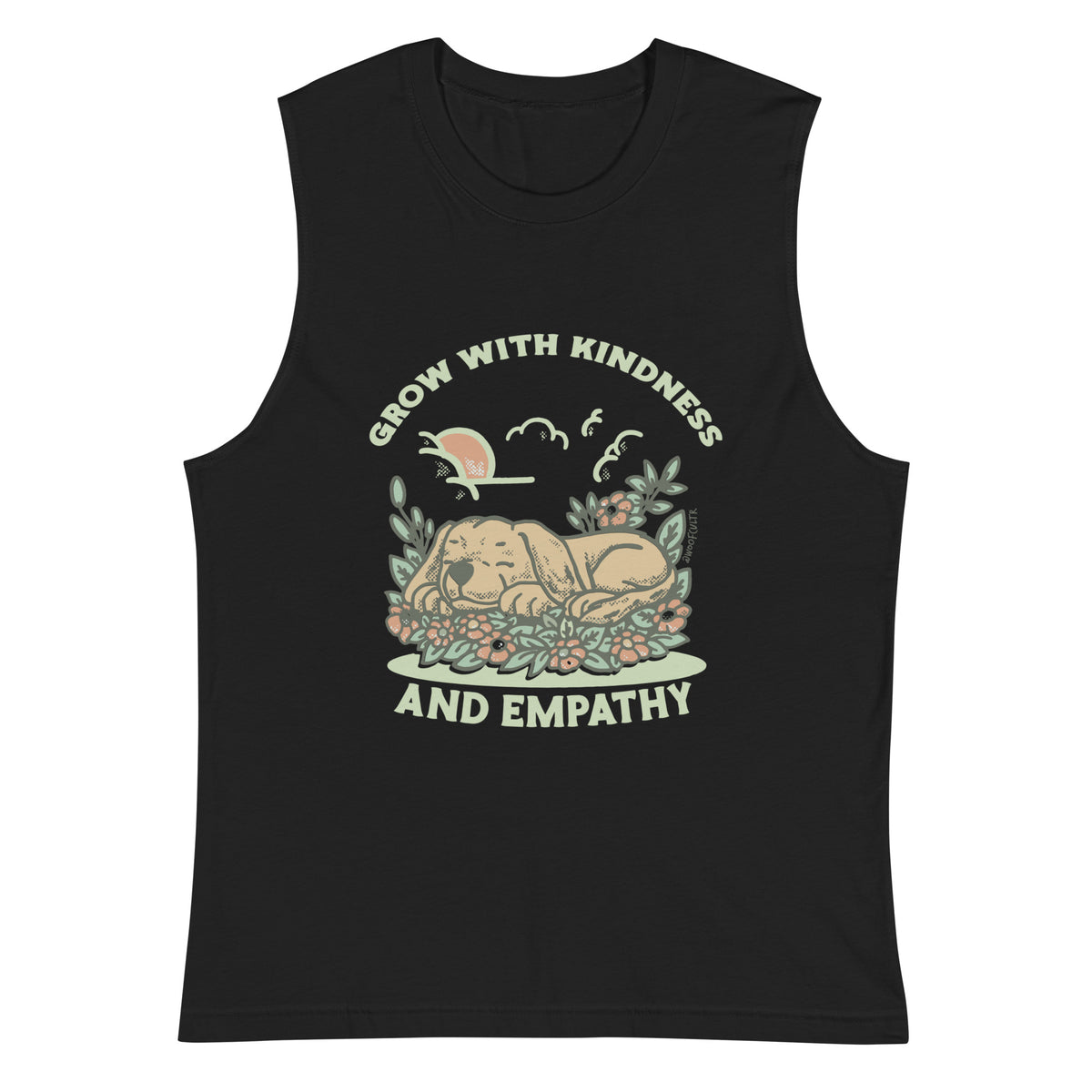 Kindness + Empathy Unisex Muscle Tank – Woof Cultr