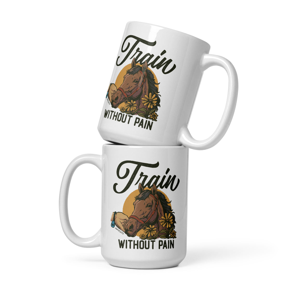 Equine Train W/O Pain Mug – Woof Cultr